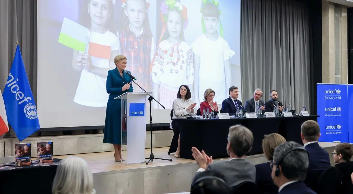 Polish first lady highlights plight of Ukrainian children abducted by ...